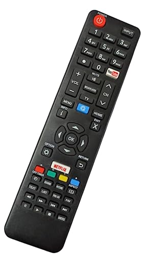 Ehop Compatible Remote Control for Sanyo Smart LED LCD TV with YouTube ...