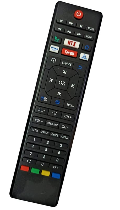 Ehop Compatible Remote Control for Croma Smart LED LCD TV with YouTube ...